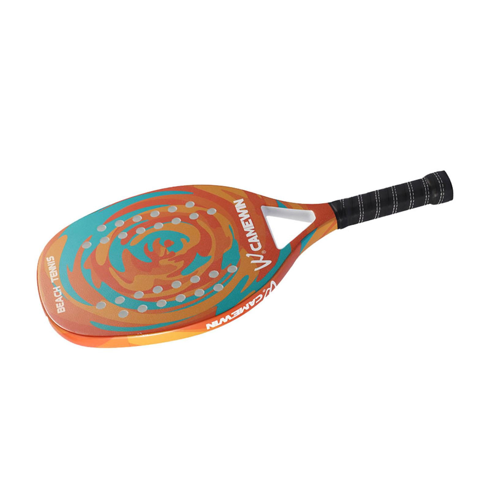 Paddle Racket Adult Unisex with Carbon Lightweight Throw Shock for ...