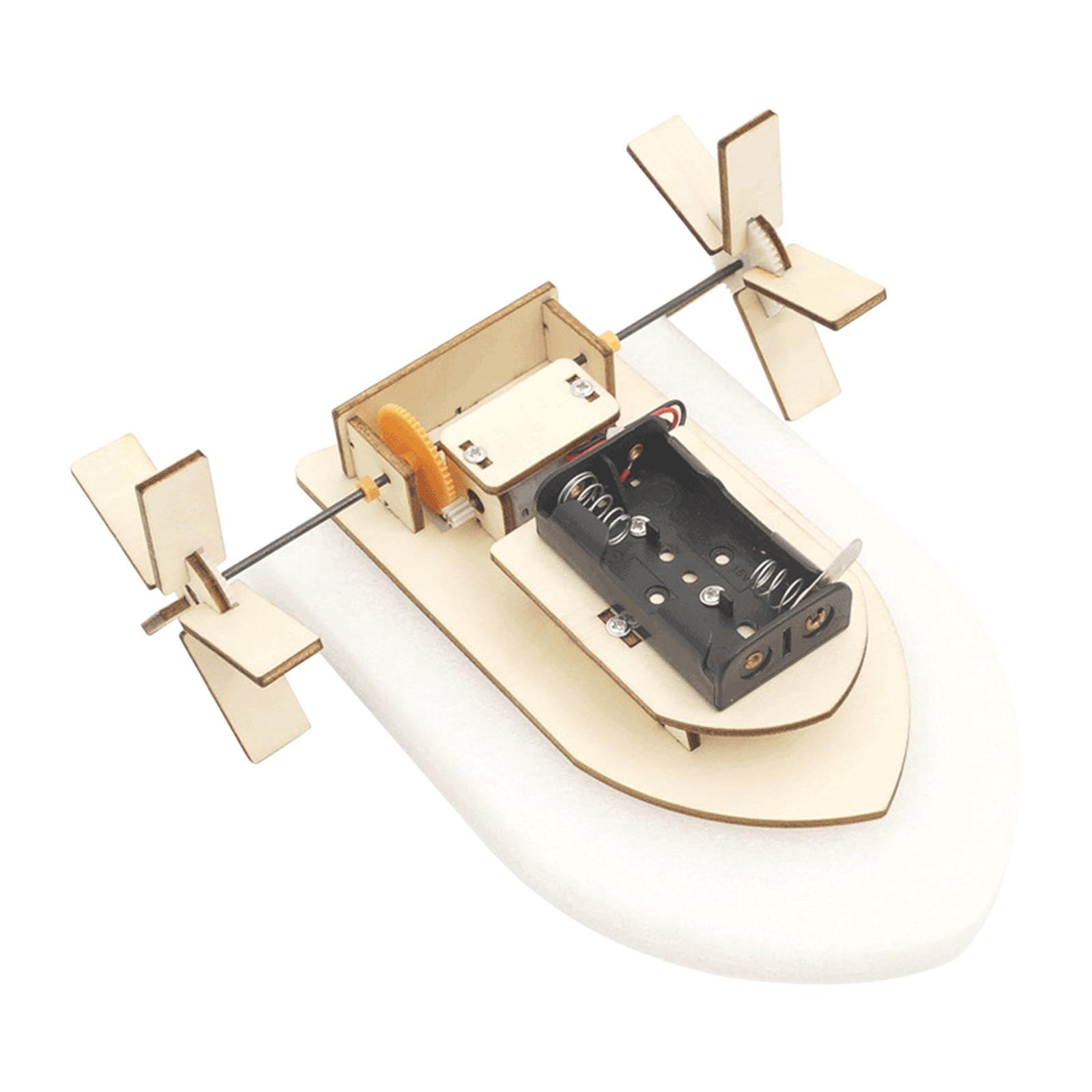 Paddle Steamboat Diy Wooden Model Kit Science Experiment Building Toy ...