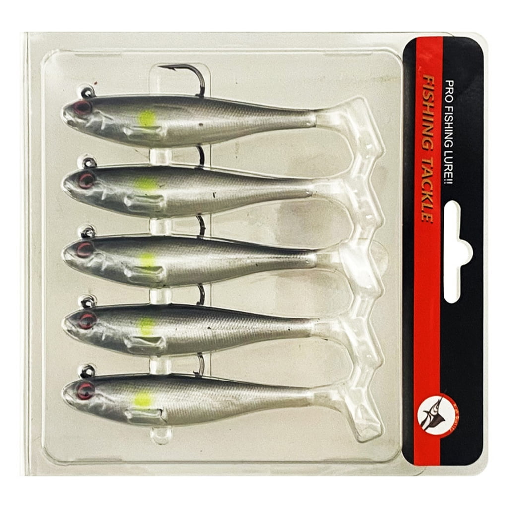 Paddle Tail Fishing Lure Artificial Saltwater Sinking Baits for Trout ...