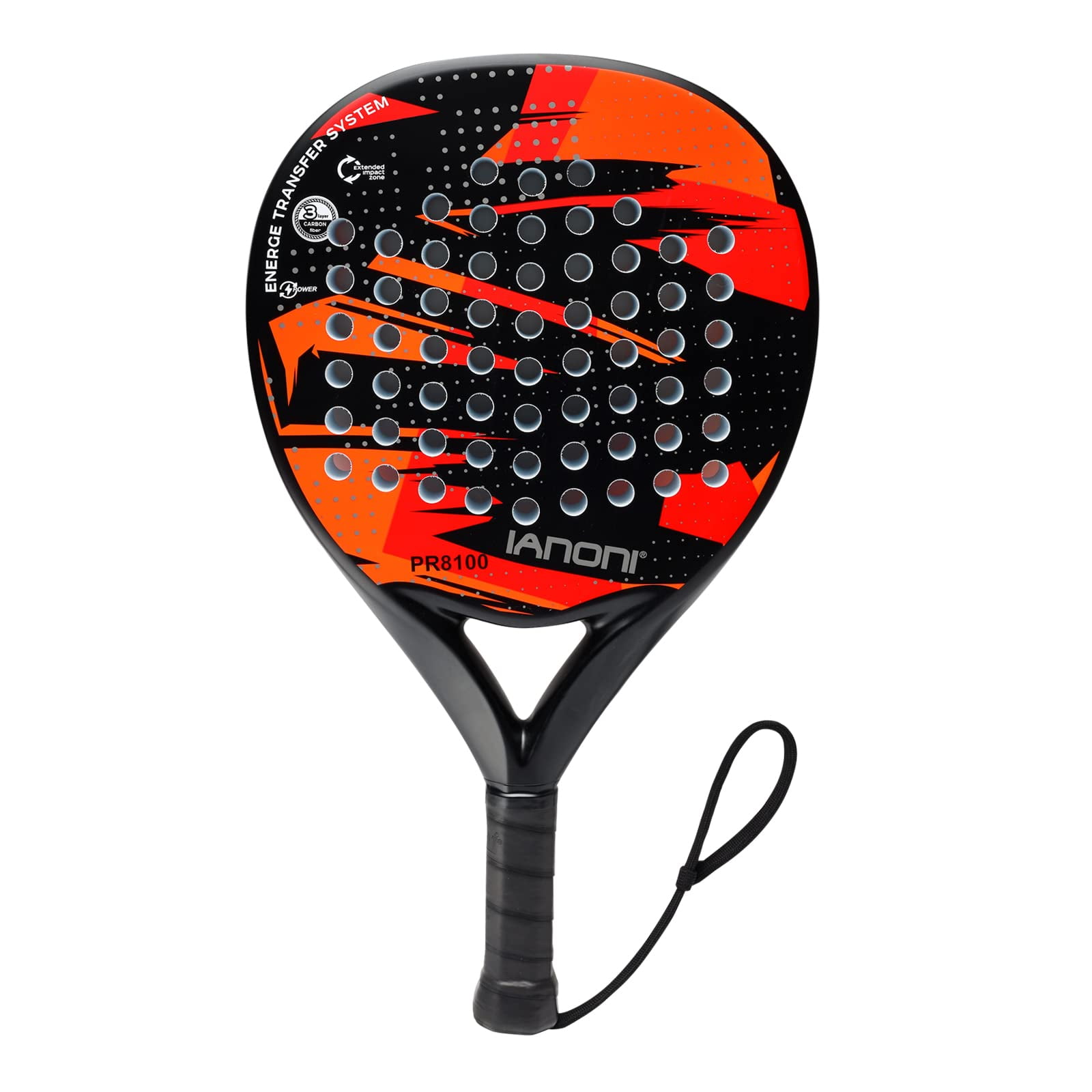 Paddle Tennis Racket Carbon Fiber Surface with EVA Memory Flex Foam ...