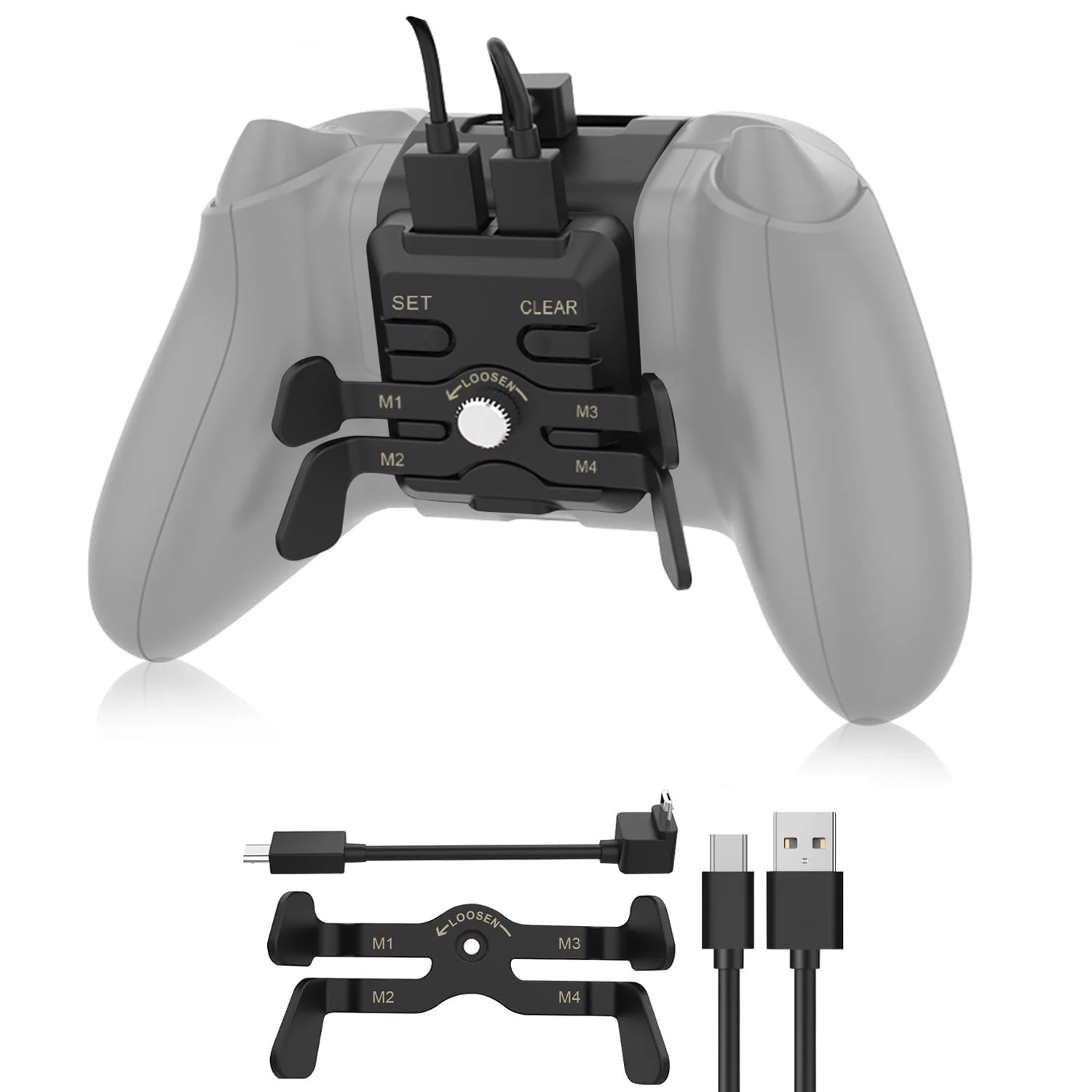 Paddles for Xbox Xbox Controller Paddles Controller Back Button Attachment Fit for Xbox Series X S Xbox One Xbox One S X Controller Black Walmart