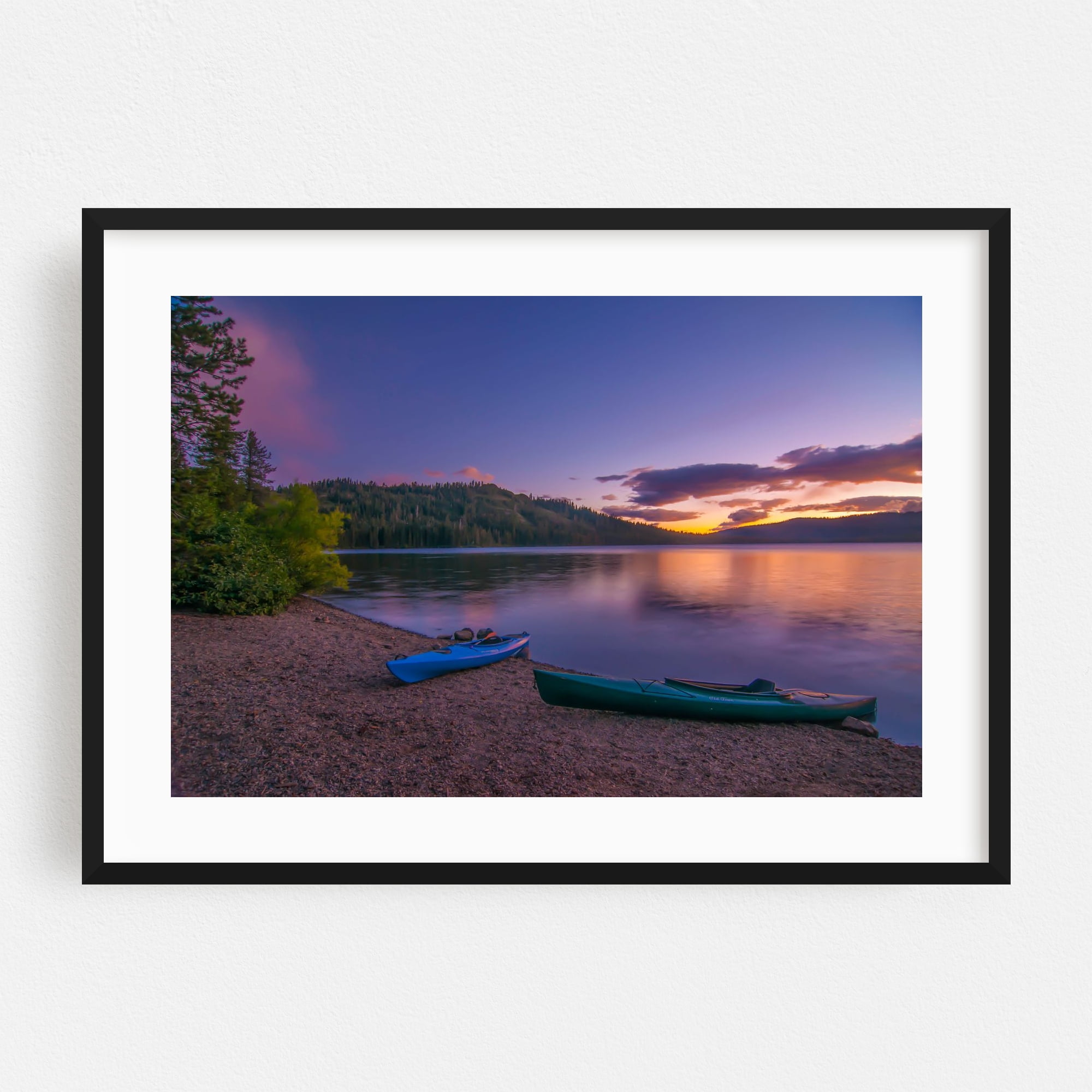 Paddling Paradise - Photography Lake Sunset Nature Scenic Wilderness ...