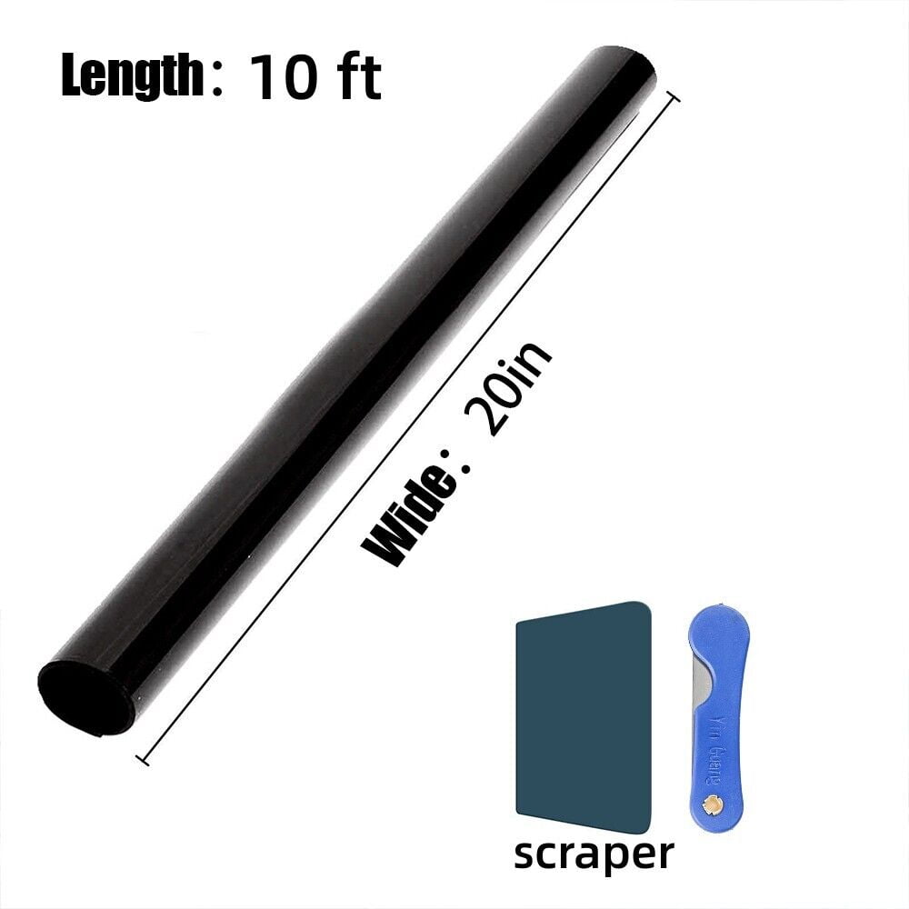Paddsun 15% VLT Uncut Roll Window Tint Film 20" x 10ft Feet Car Home ...