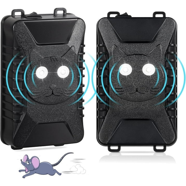 Paddsun 2 Pack Under Hood Ultrasonic Rodent Repellent, Mouse Deterrent ...