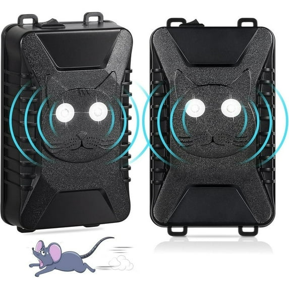 Paddsun 2 Pack Under Hood Ultrasonic Rodent Repellent, Mouse Deterrent ...