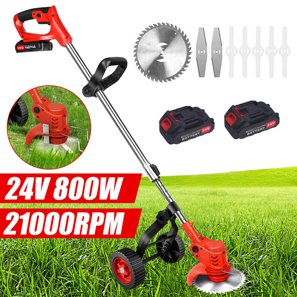 Modern Cordless Grass Trimmer/Grass Edger Mini-Mower Battery Powered Weed Trimmer 200W - Walmart.com