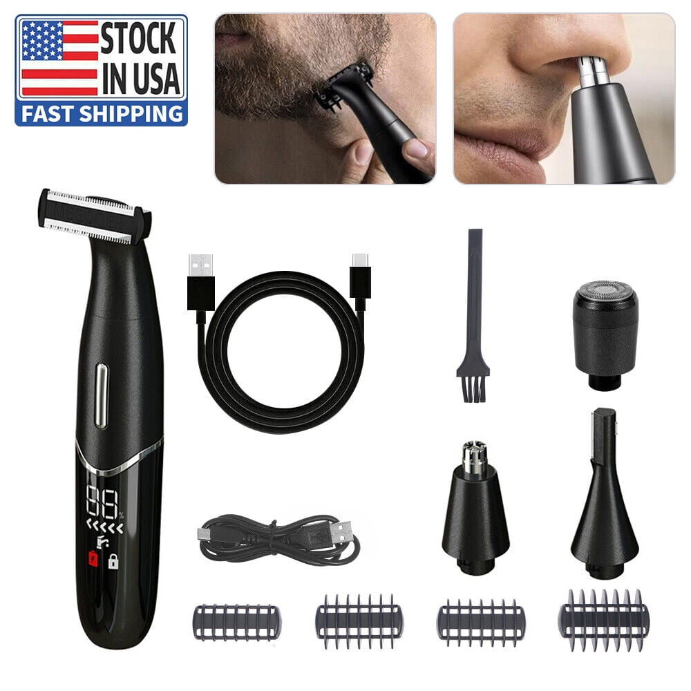 Paddsun Men Electric Groin Hair Trimmer Ball Shaver Body Groomer Razor ...