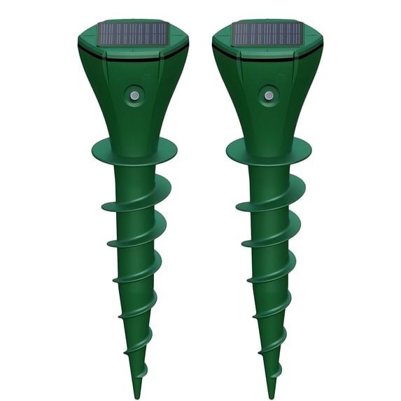 Paddsun Solar Powered Mole Repellent, Outdoor Groundhog & Garden Rodent ...