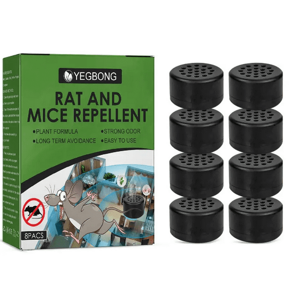 Paddsun Mouse Repellent Balls, 8-Piece Powerful Peppermint Deterrent ...
