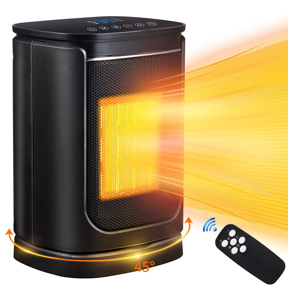 Paddsun Space Heater, 1800W Portable, 70° Oscillating, Heater for ...