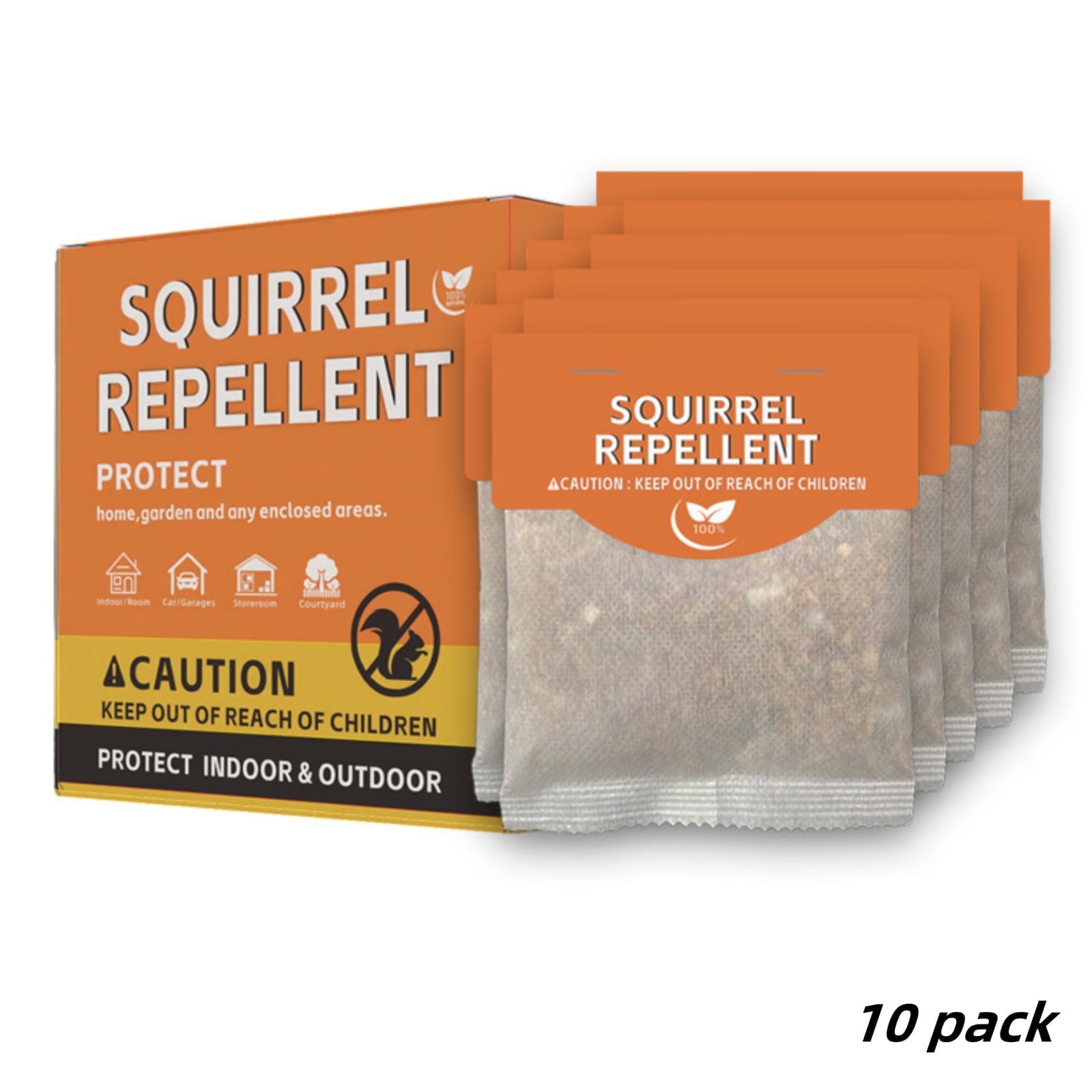 Paddsun Squirrel Deterrent Outdoor,10 pack Chipmunk Deterrent Outdoor ...