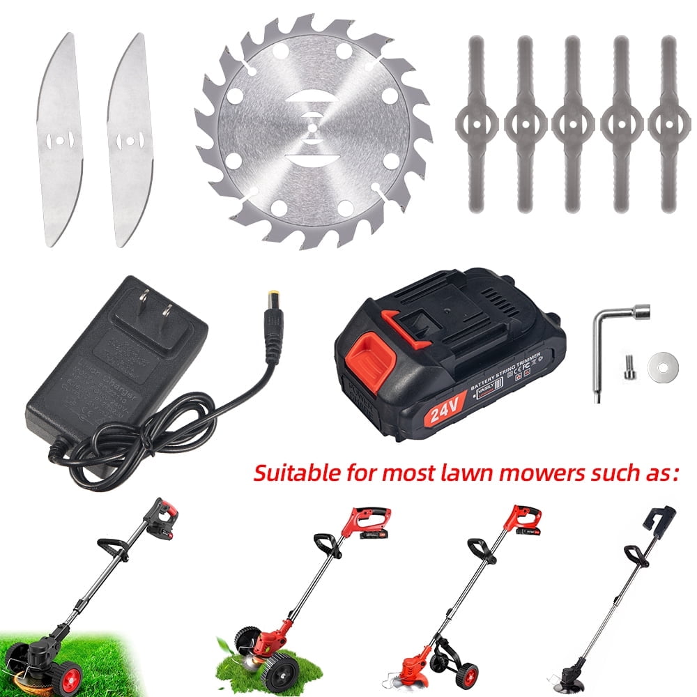 Paddsun Weed Eater Blades, with 2000mAh Battery Trimming Essentials Kit ...