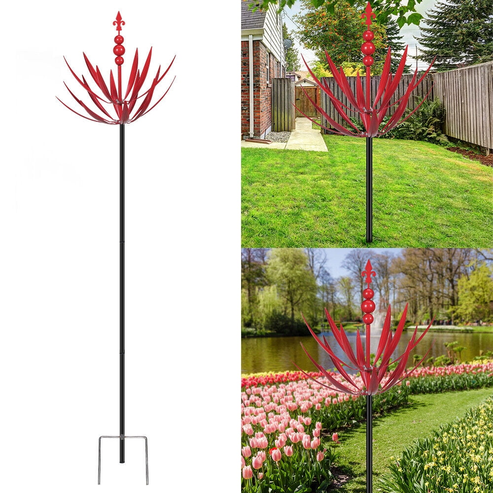 Paddsun Wind Spinner, Decorative Kinetic Sculpture Garden Spin Art ...
