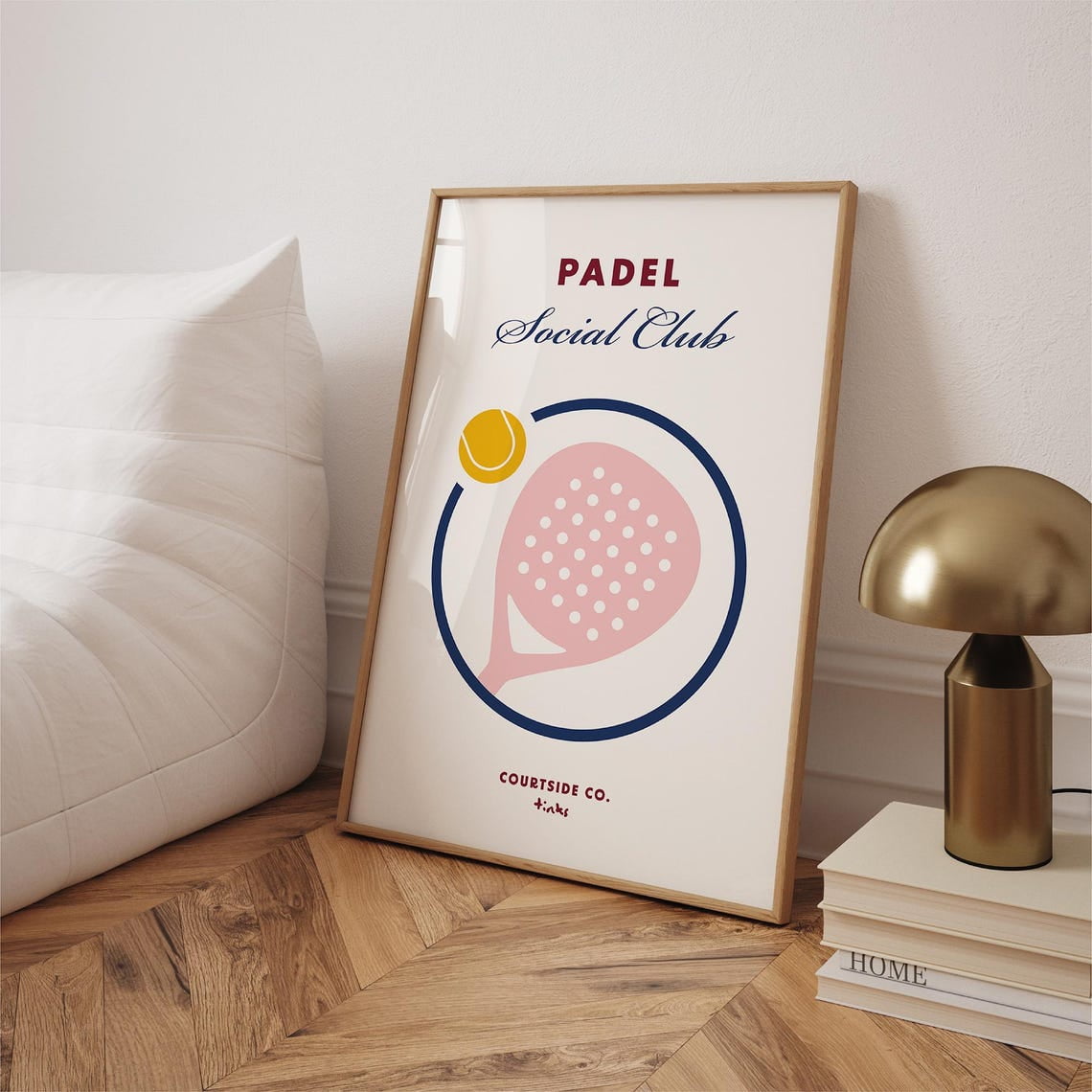 Padel Gift, Paddle Racket Print, Social Club Wall Art, Sports Print ...