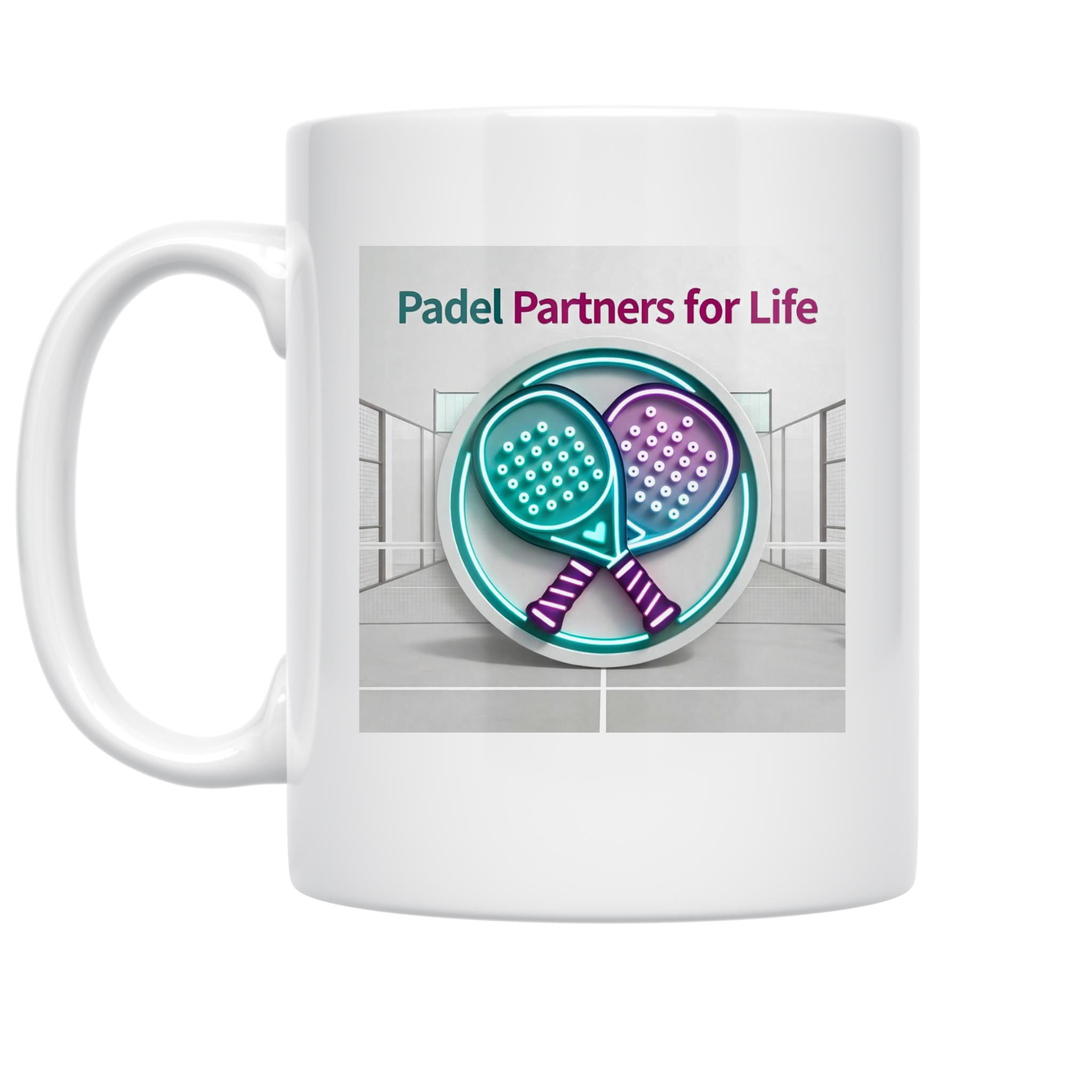 Padel Partners Design - Padel Enthusiast - 11 oz Ceramic Coffee Mug ...