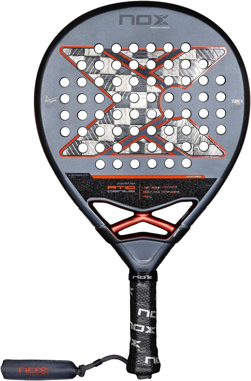 Padel Racket AT10 Genius 18K Alum by Agustin Tapia 2025 | Luxury ...