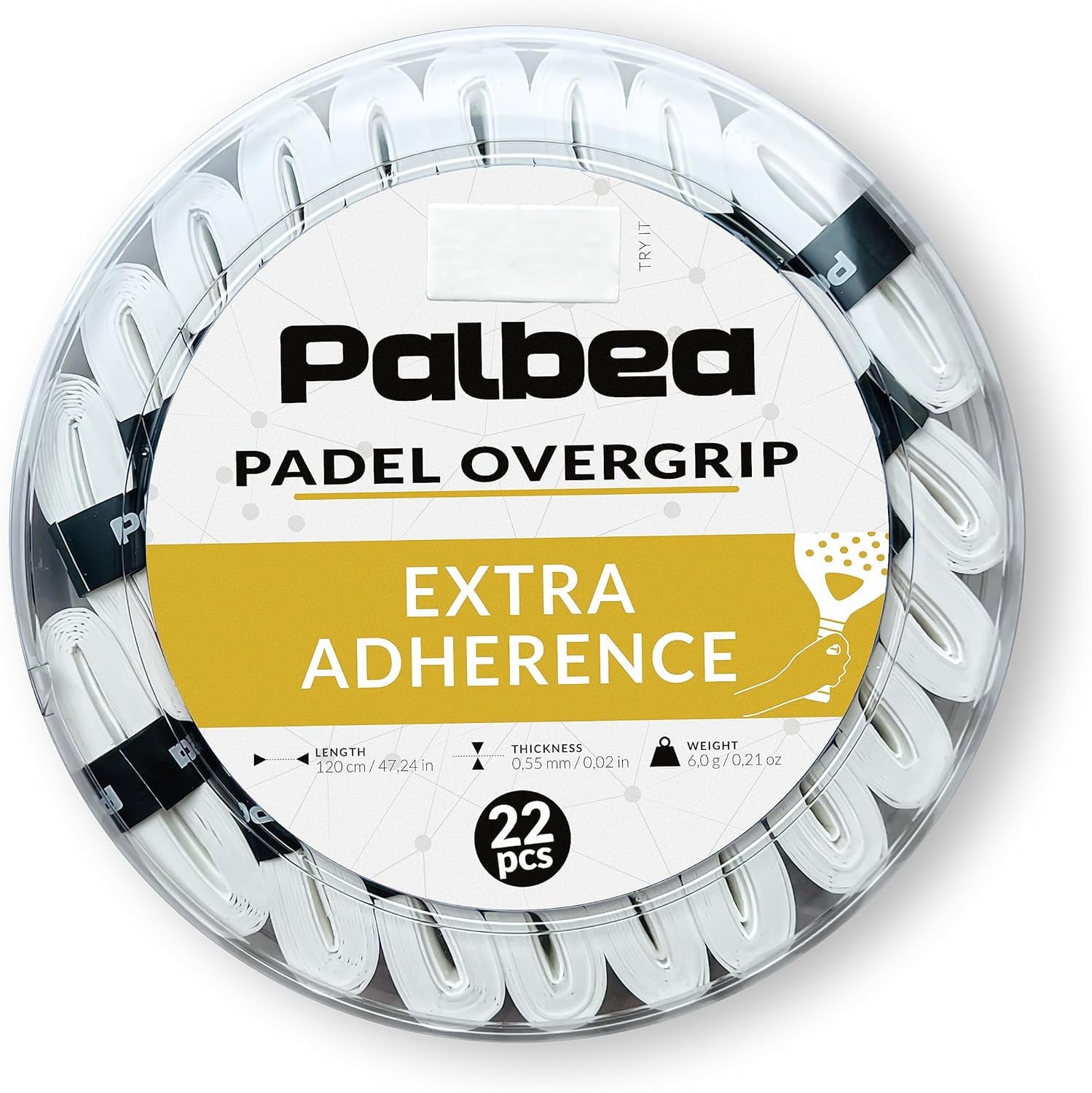 Padel Racket Grip Tape - Packs of 22. Padel Tennis Racket Grip Tape ...