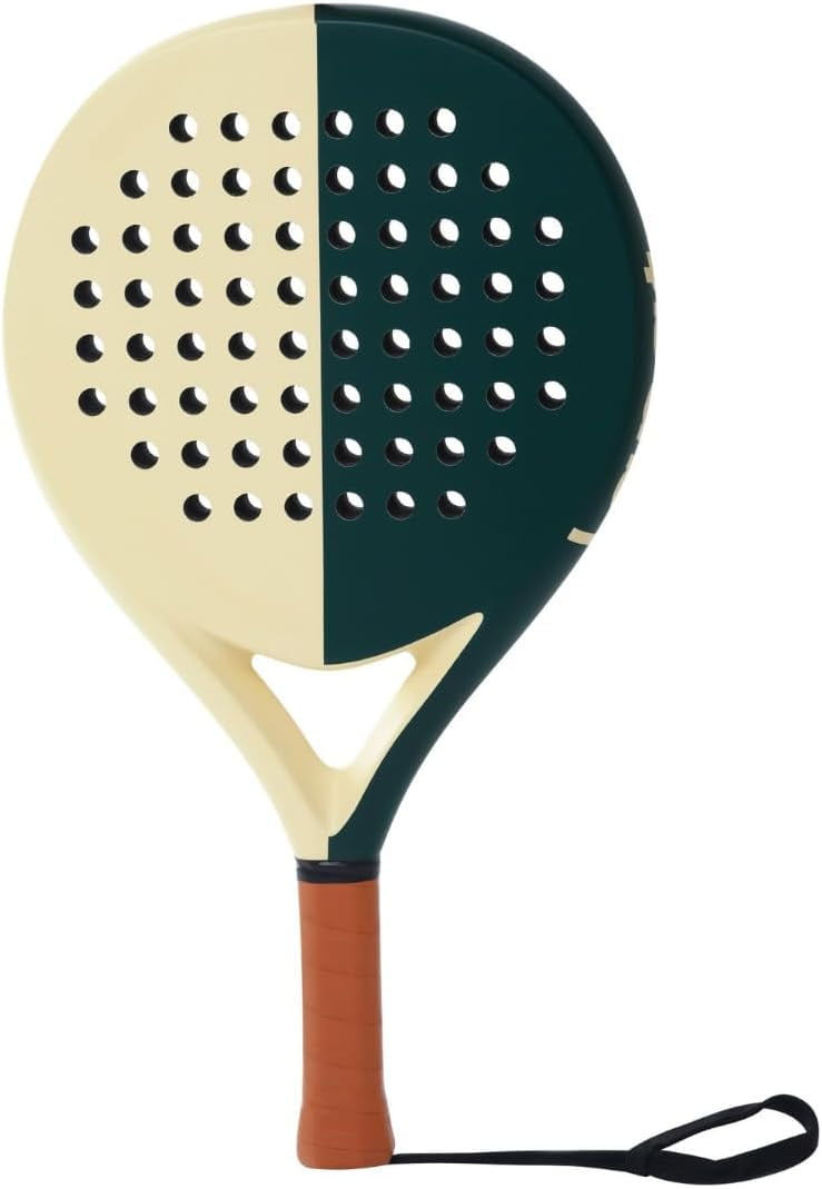 Padel Racket with Cover Bag - Carbon Surface with Memory Foam- Paddle ...