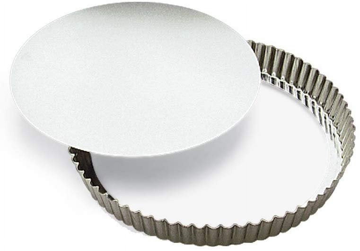 Paderno World Cuisine 9.5 Inch"Deep" Fluted Tin Tart Mold with ...