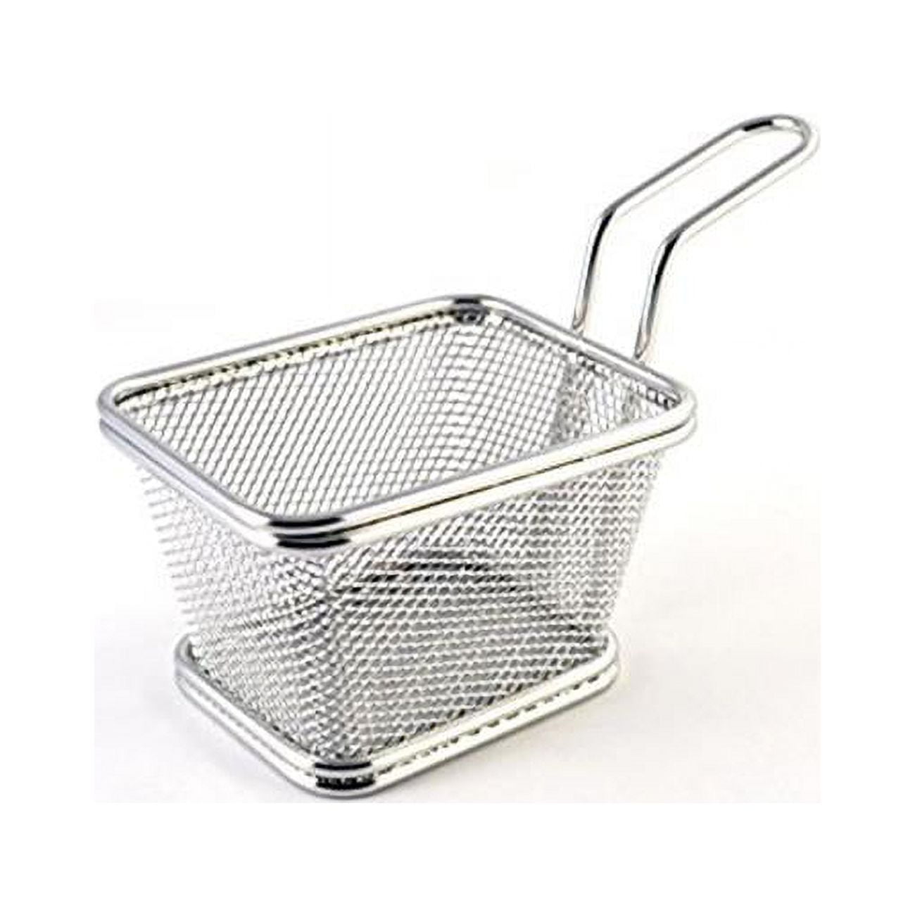 Paderno World Cuisine A4982326 Stainless Steel Mini Fry Basket with ...