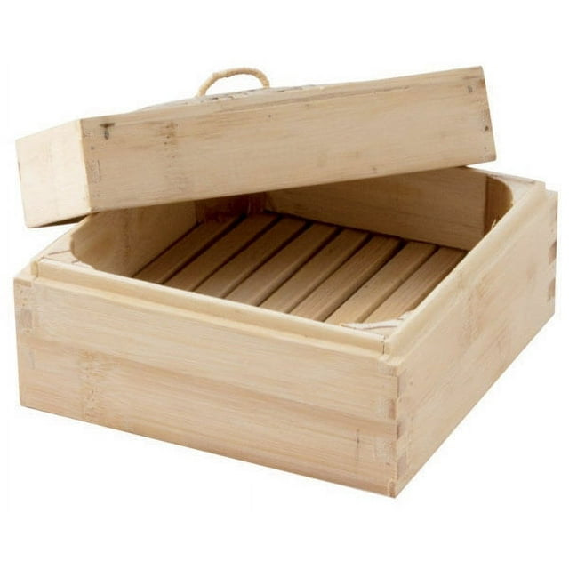Paderno World Cuisine Bamboo Steamer, Square, 6 1/2" - Walmart.com