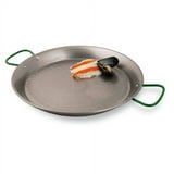 Paderno World Cuisine Paella Pan, Polished Carbon Steel, DIA 15 3/8" x ...