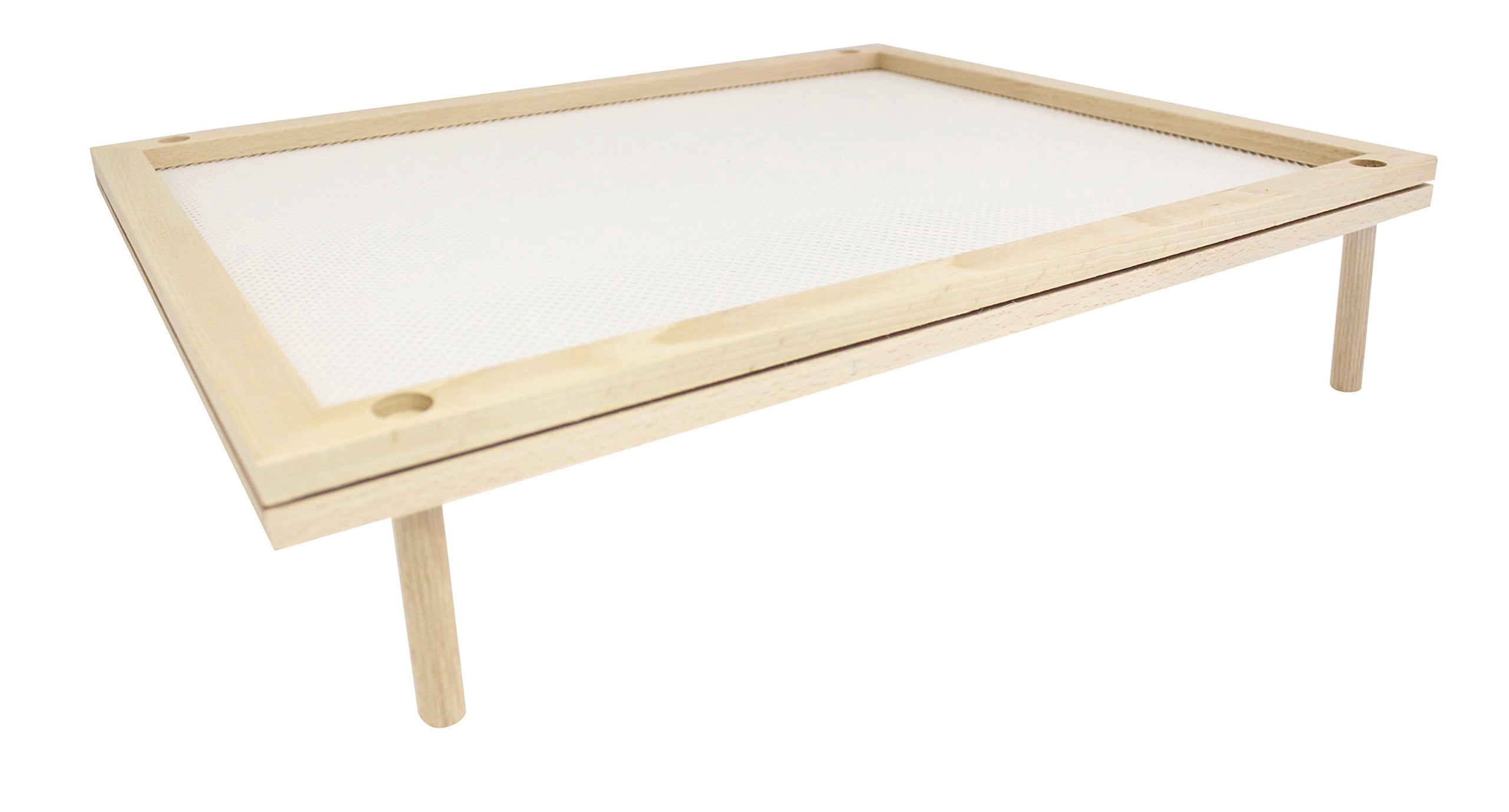 Paderno World Cuisine Stackable Pasta Drying Tray, Beechwood, L 20" x W ...