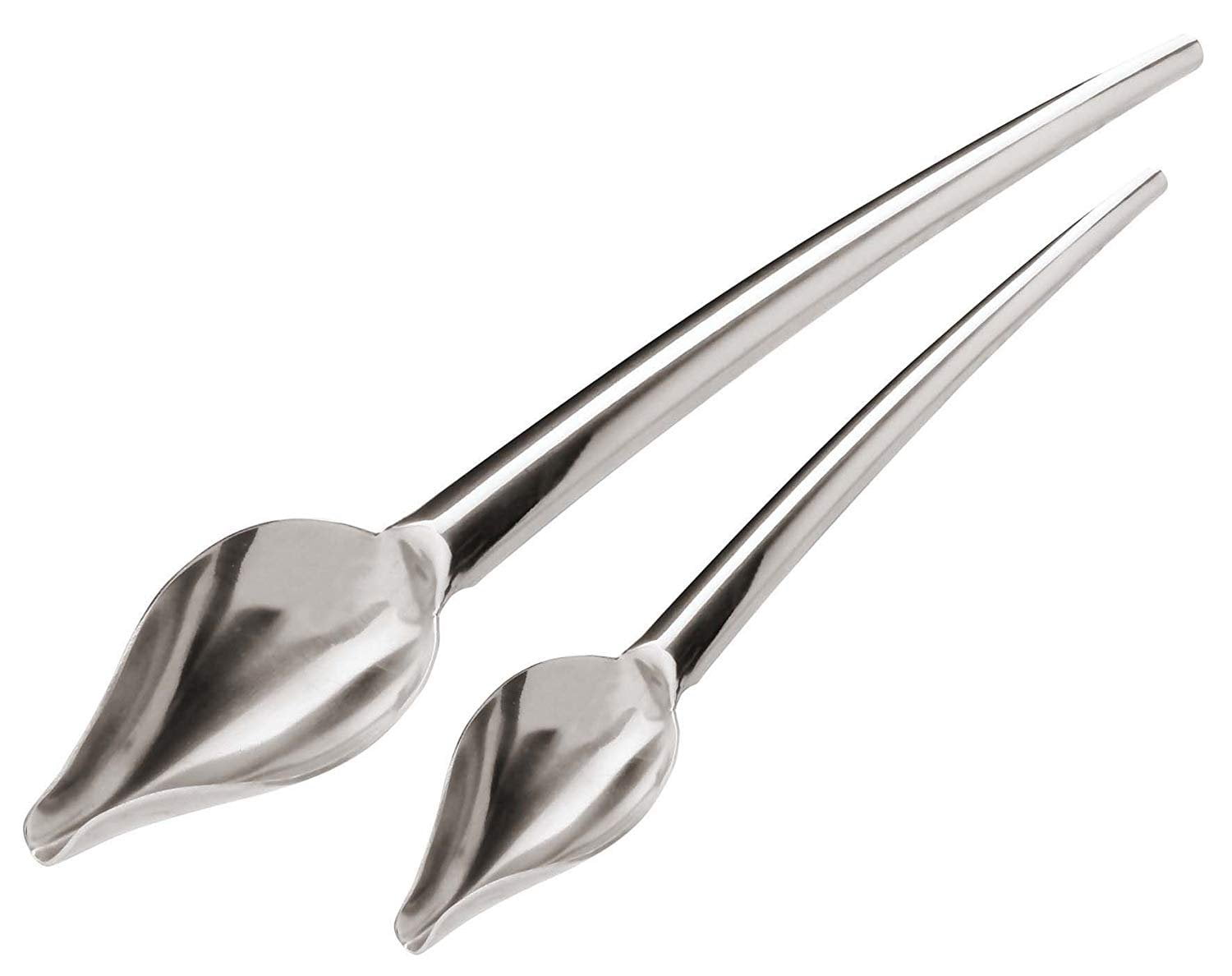 Paderno World Cuisine Stainless Steel Drawing Spoons, Set of 2 ...