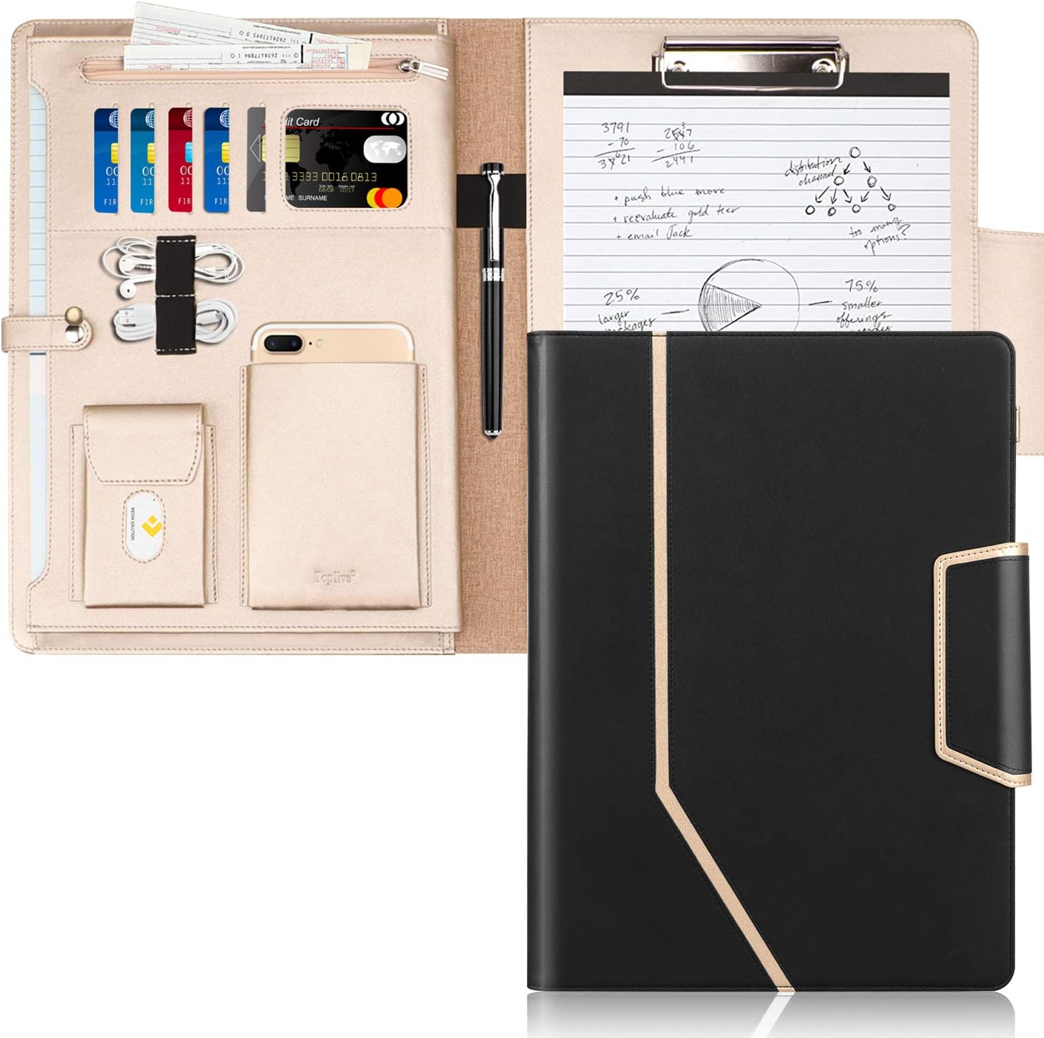 Padfolio Portfolio Case: Conference Folder Executive Business Padfolio ...
