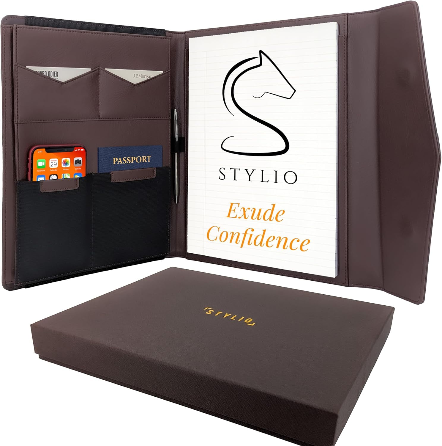 Padfolio Portfolio Organizer Binder | Interview Resume Folder, Legal ...