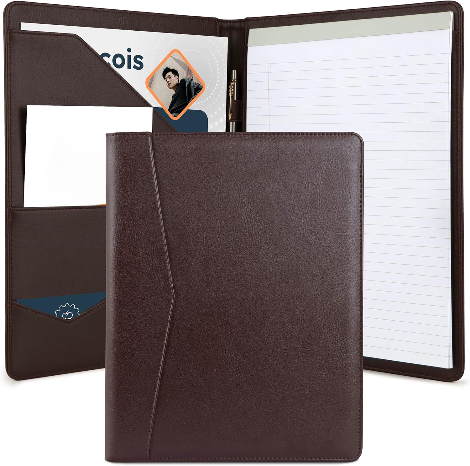 Padfolio Portfolio Organizer Binder (Tan Color) | Interview Resume ...