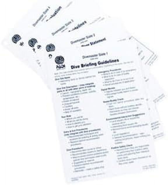 Padi Divemaster Scuba Diving DM Slates - 60207 - Walmart.com