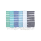 Padishah Home Oversized Turkish Beach Towel 38"x71" Set of 6 - Walmart.com