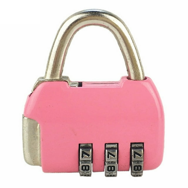 Padlock 3 Digit Combination Lock Security Heavy Duty Zinc Alloy Luggage ... Padlock 3 Digit Combination Lock Security Heavy Duty Zinc Alloy Luggage ...