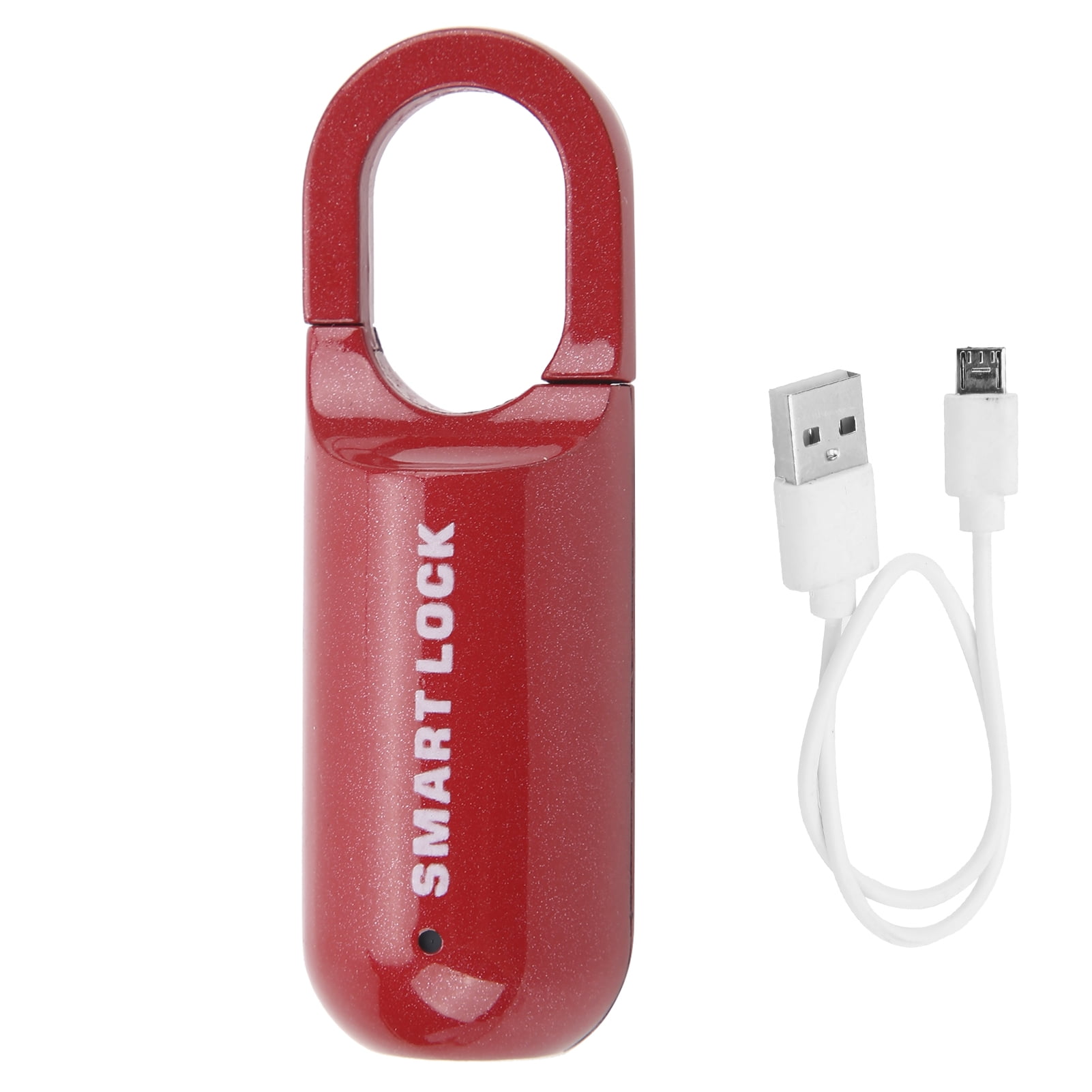 Padlock, Biometric Fingerprint Lock AntiTheft Security USB Rechargeable ...