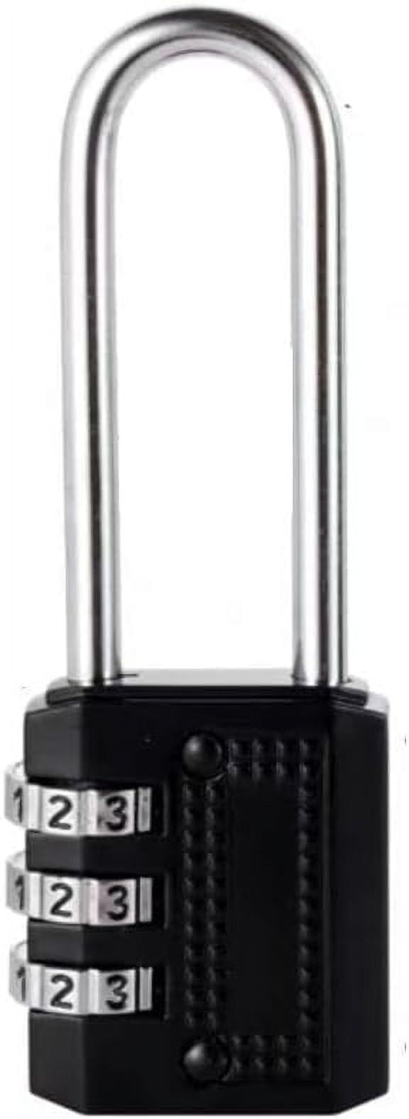 Padlock,Combination Padlock, Resettable Combination Locker Padlock ...