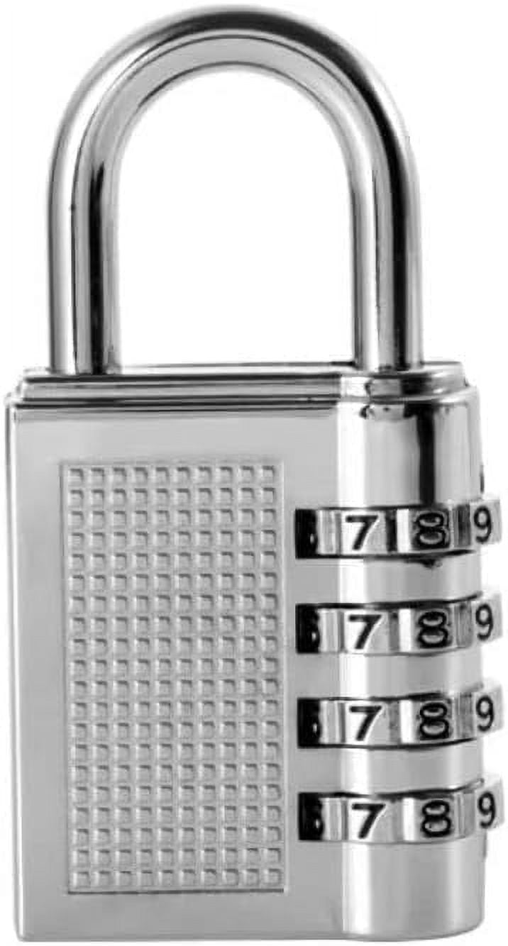 Padlock,Combination Padlock, Resettable Combination Locker Padlock ...