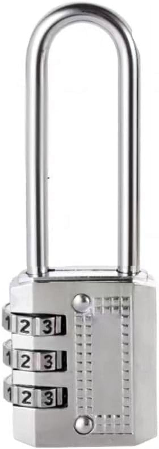 Padlock,Combination Padlock, Resettable Combination Locker Padlock ...