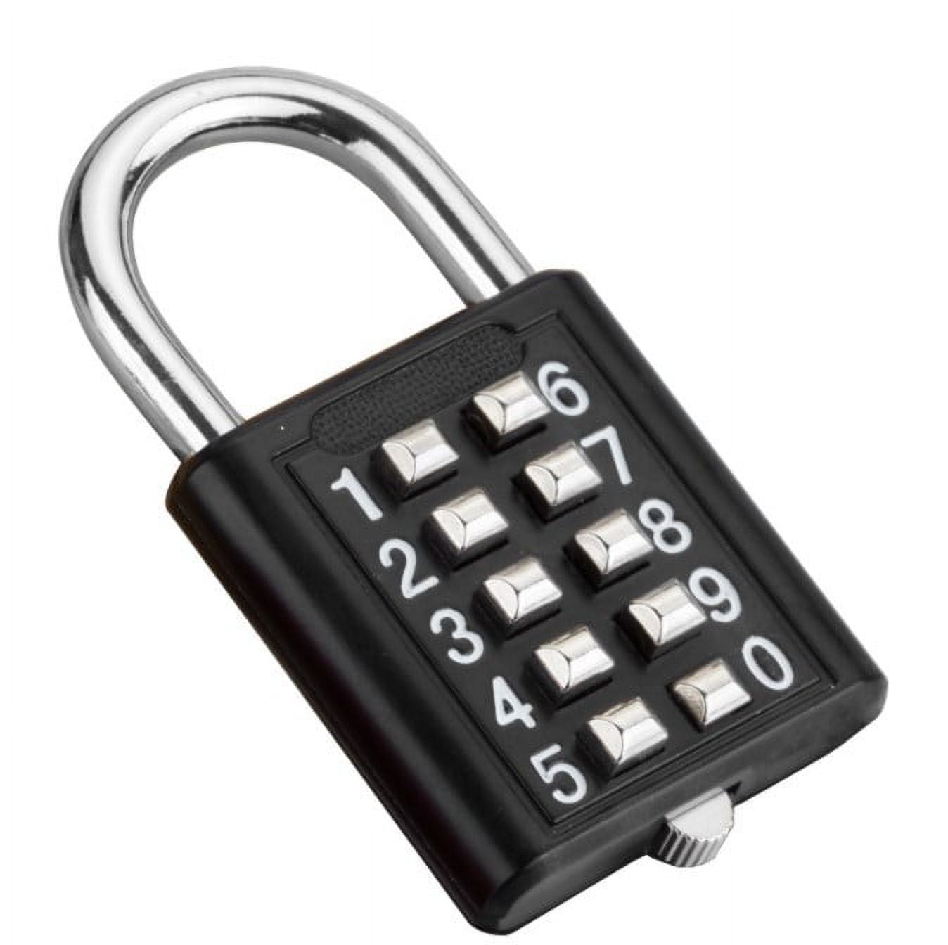 Padlock - Digits Combination Lock,Button Combination Security Padlock ...