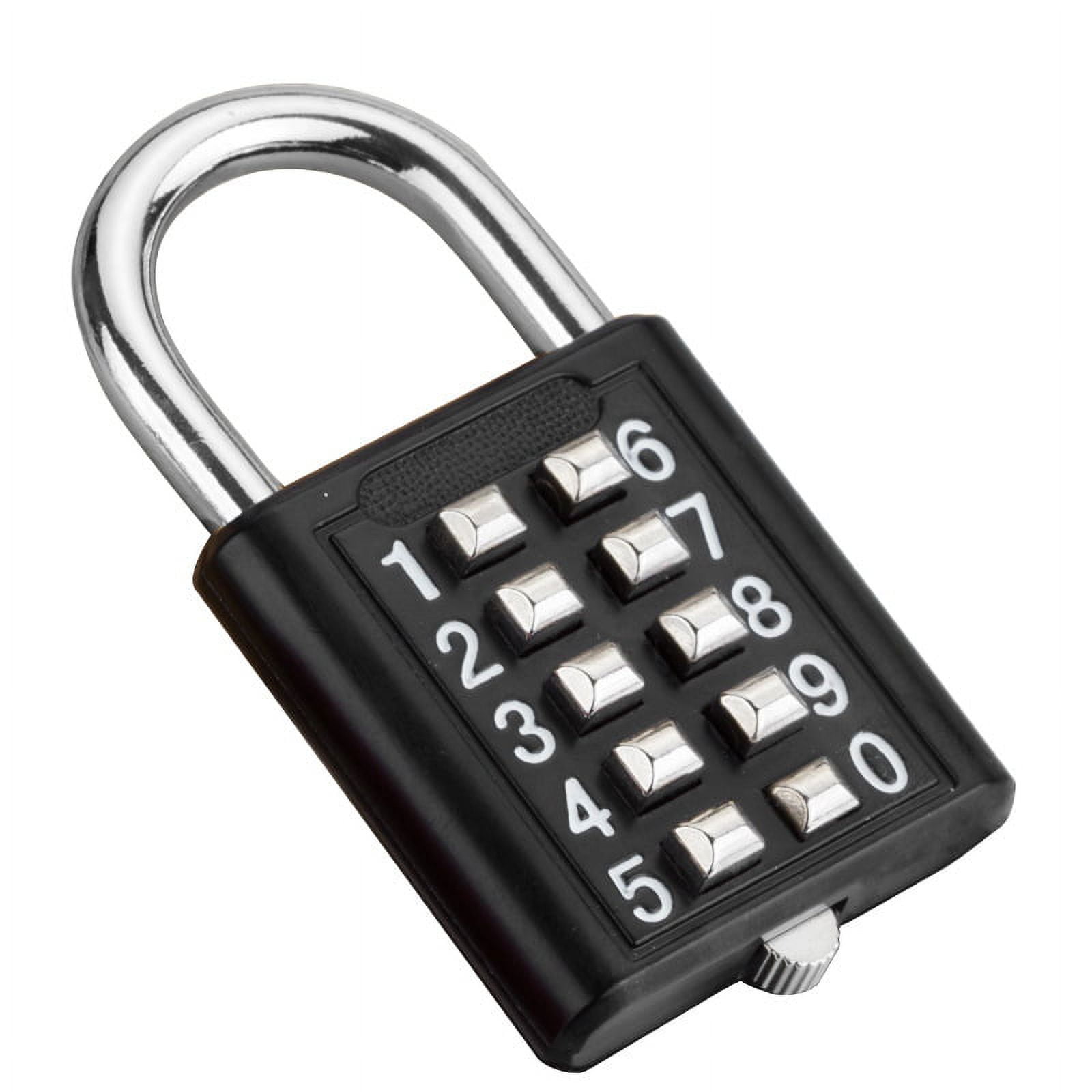 Padlock - Digits Combination Lock,Button Combination Security Padlock ...