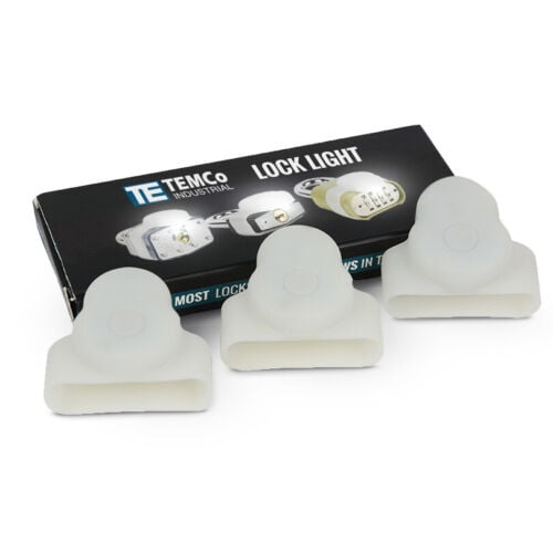 Padlock Light - Lights Your Lock in The Dark - 3 Pack - Walmart.com