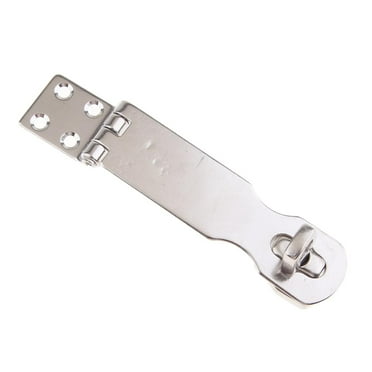 Heavy Duty Door Hasp with Turning Padlock Eye Mount, Stainless Steel ...