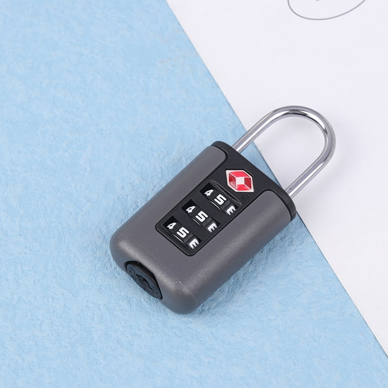 Padlock Password Locks Tsa Customs Code Lock For Travel Luggage Password Lock Contrast Design