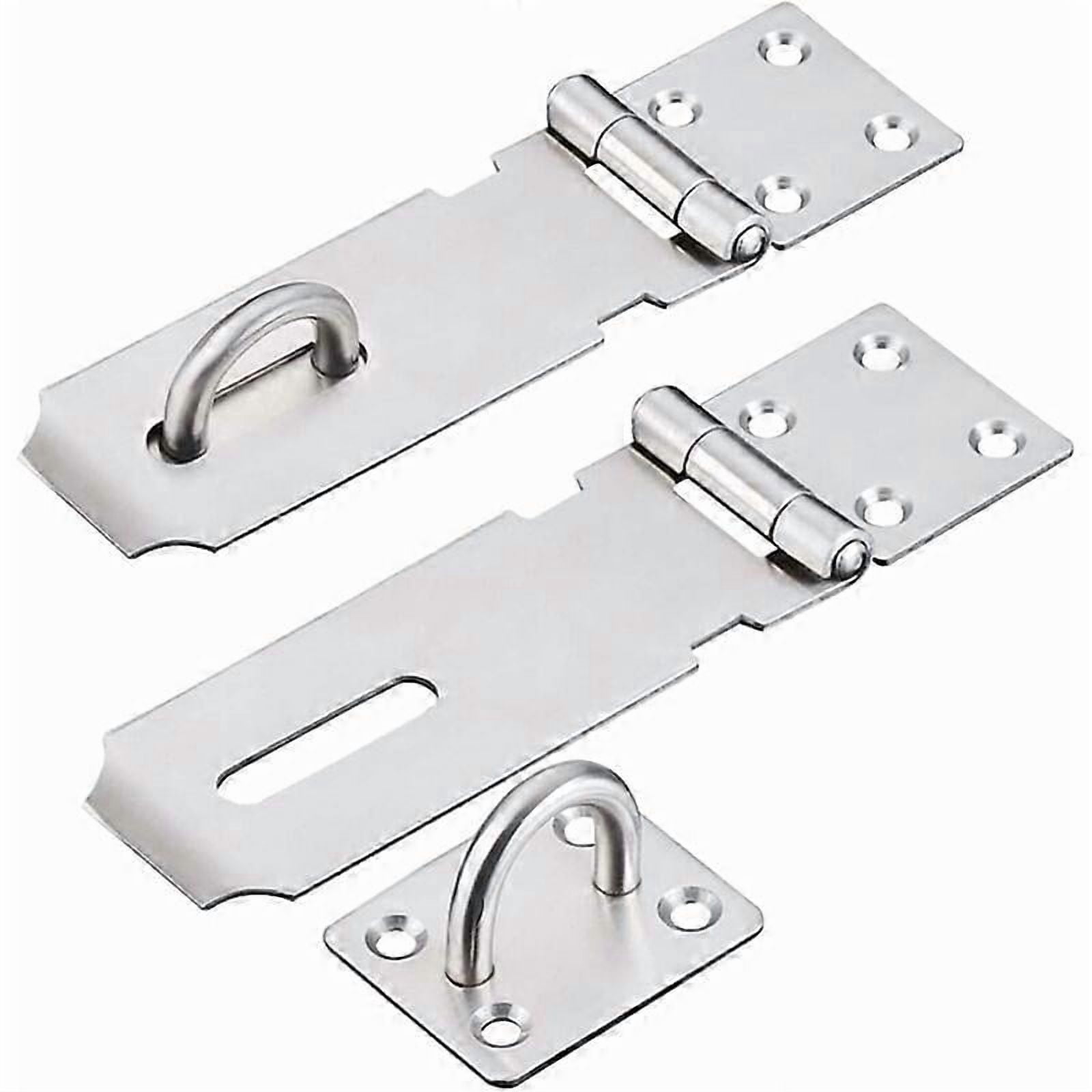 Padlock bracket, door lock, bolt with screw, hasp, made of thick ...