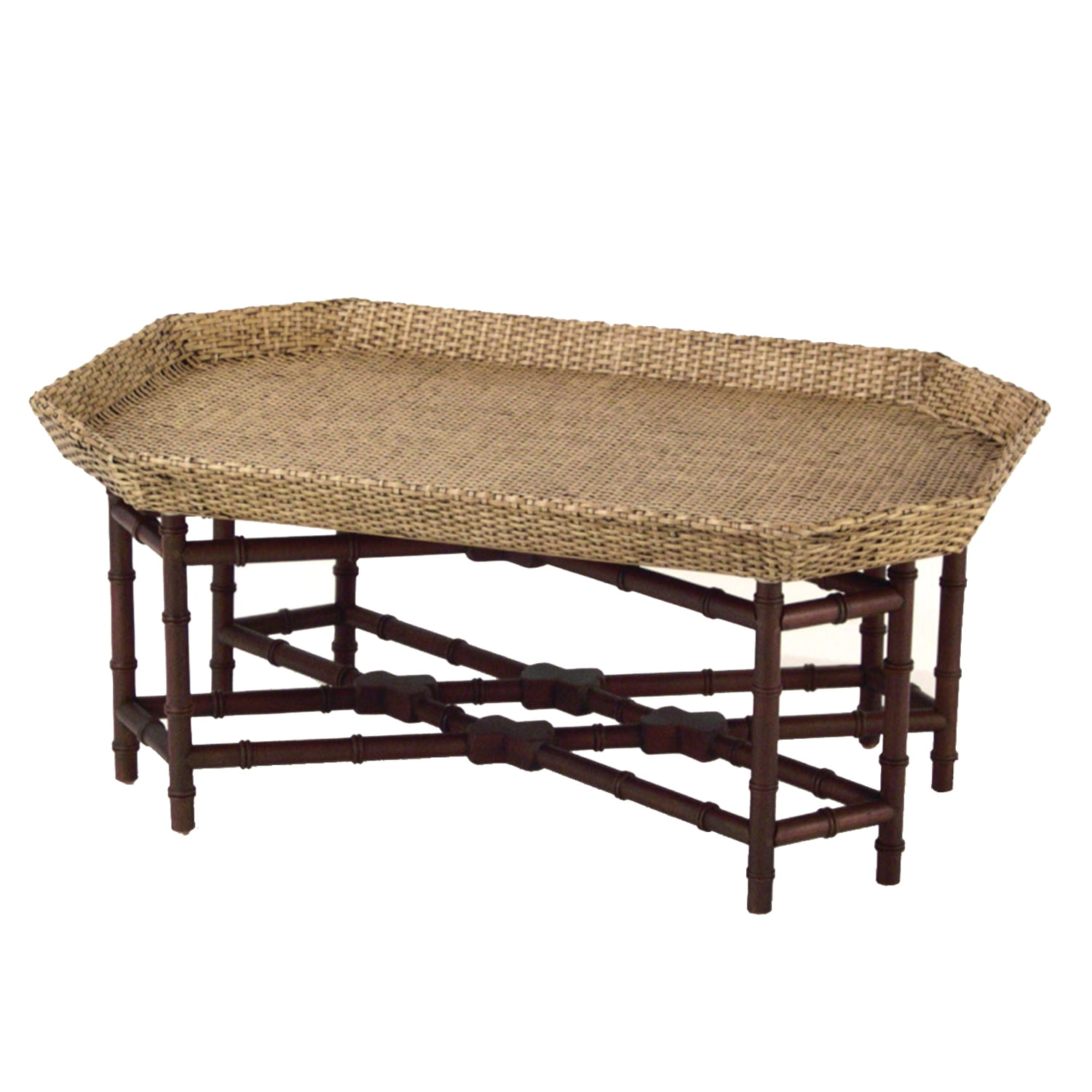 Padma's Plantation Urban Wood Coffee Table in Natural - Walmart.com