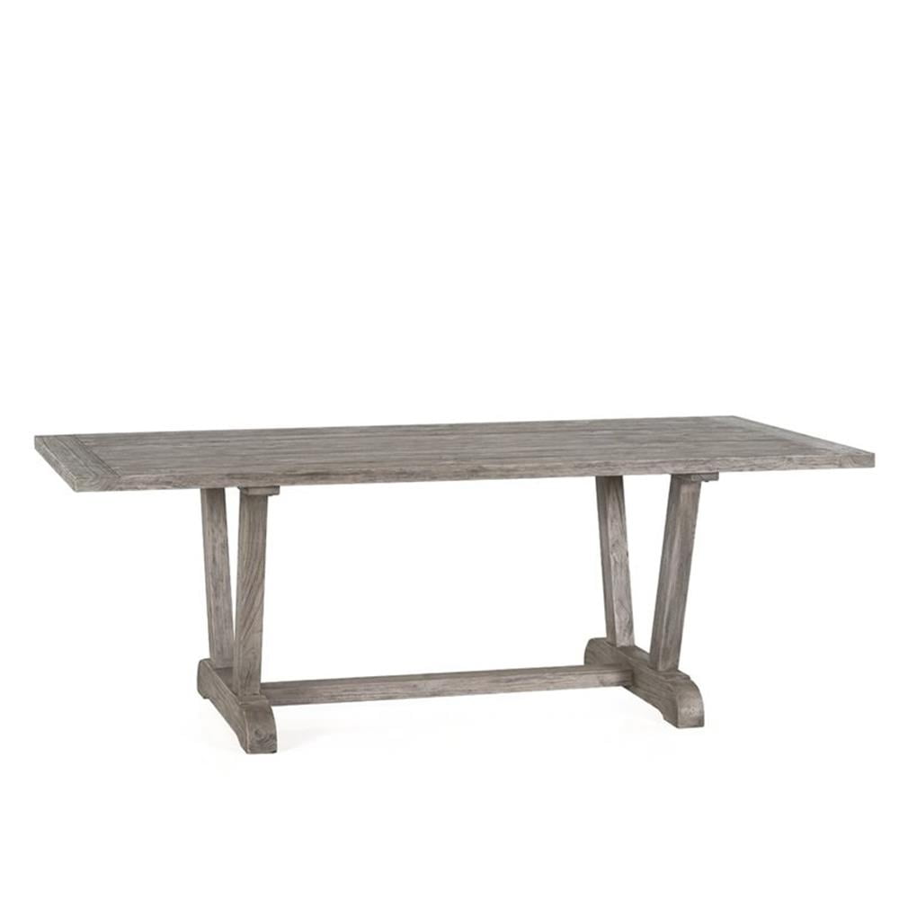 Padma's Plantation Verona Wood Patio Dining Table in Natural - Walmart.com