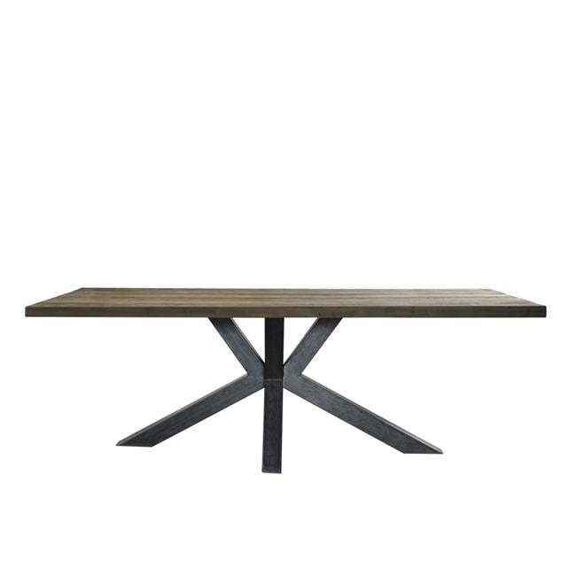 Padmas Plantation Arena Reclaimed Teak Dining Table - 30.71 x 98.43 x ...