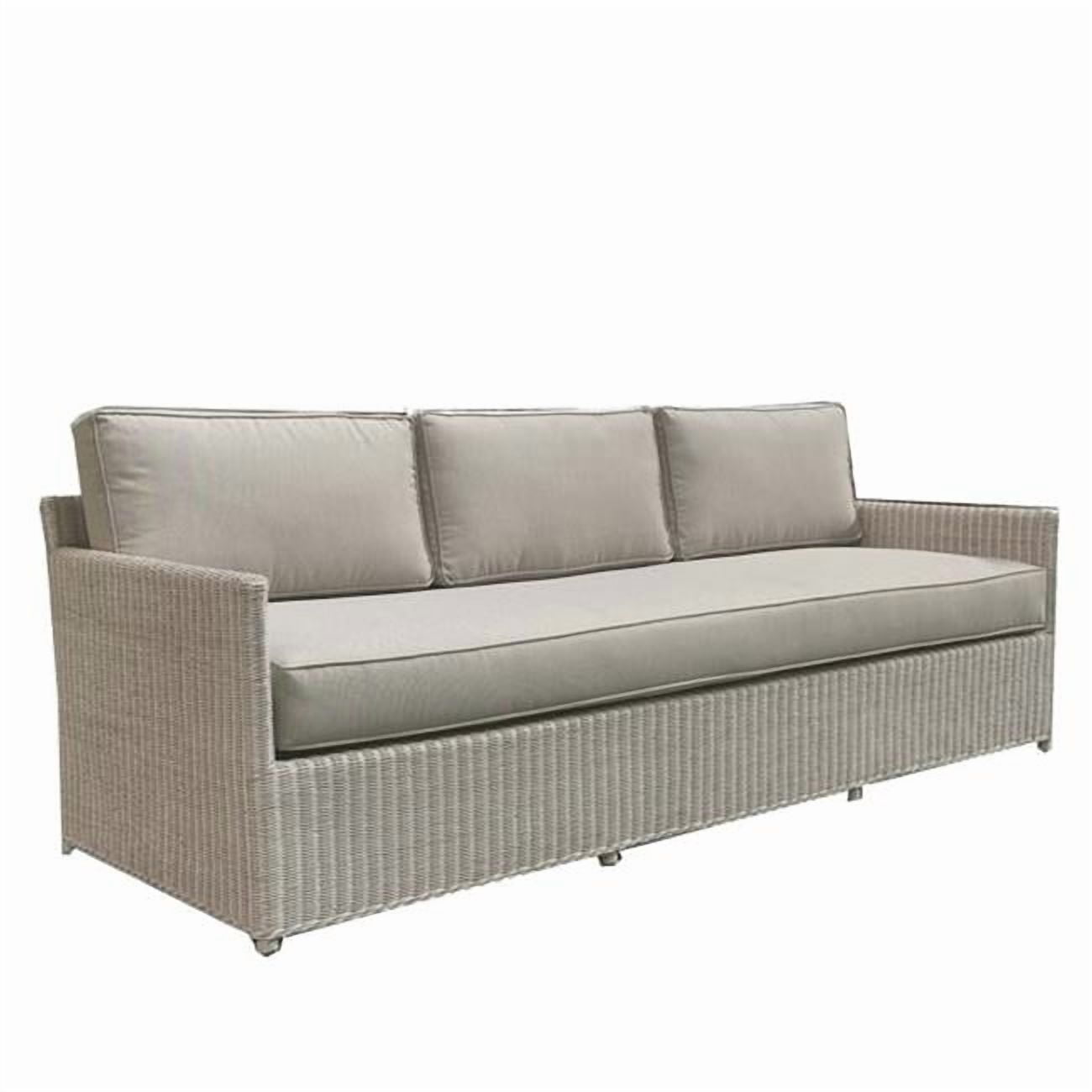 Padmas Plantation MAL04-WHW-SND Malio Natural Sofa, Seminyak Sand ...