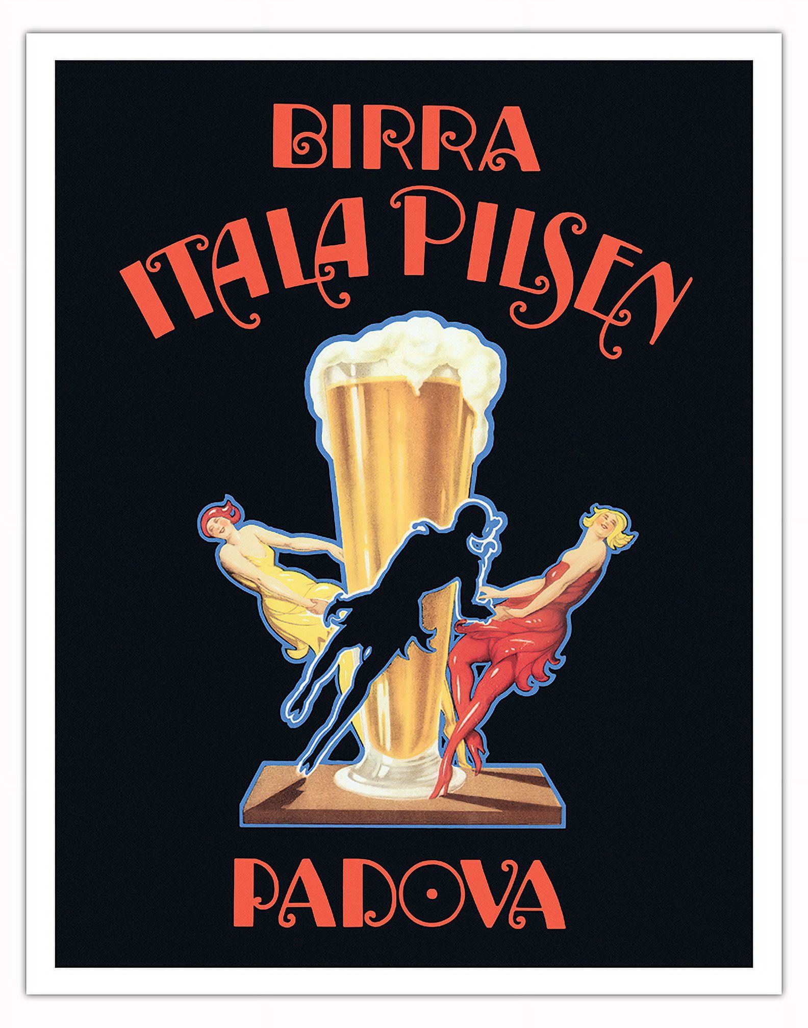 Padova Italian Pilsen Beer (Birra Itala Pilsen) - Vintage Advertising ...