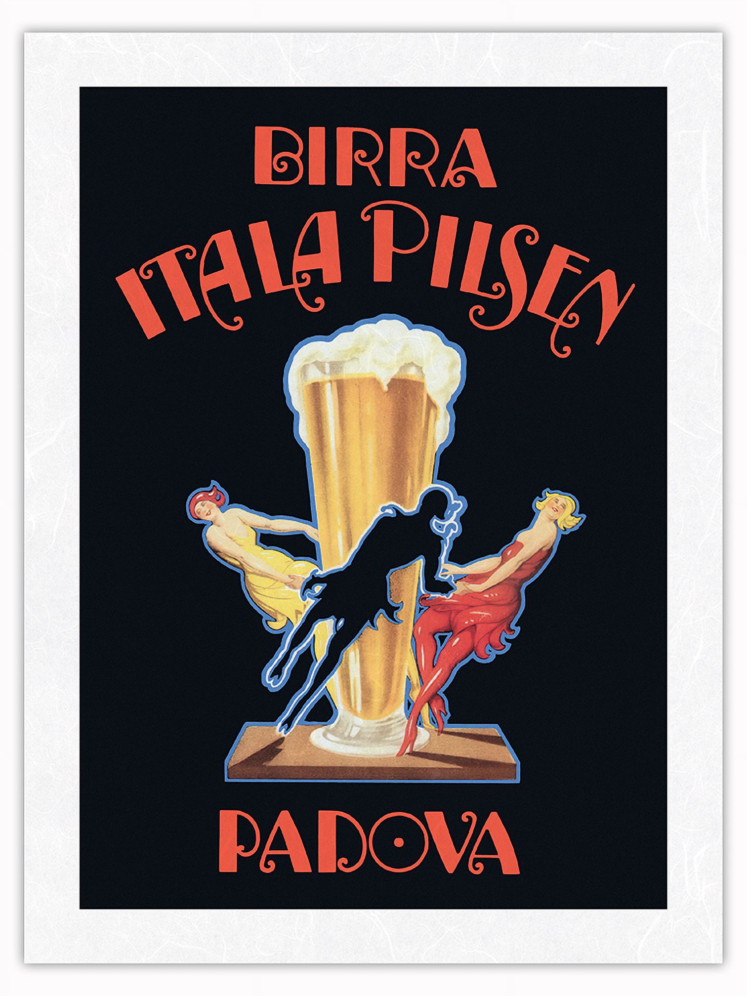 Padova Italian Pilsen Beer (Birra Itala Pilsen) - Vintage Advertising ...